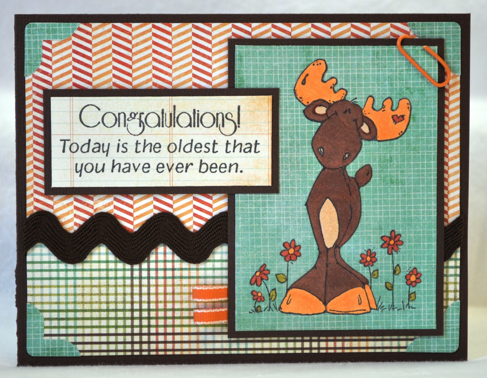 DAT'S My Style: Moose Birthday Card