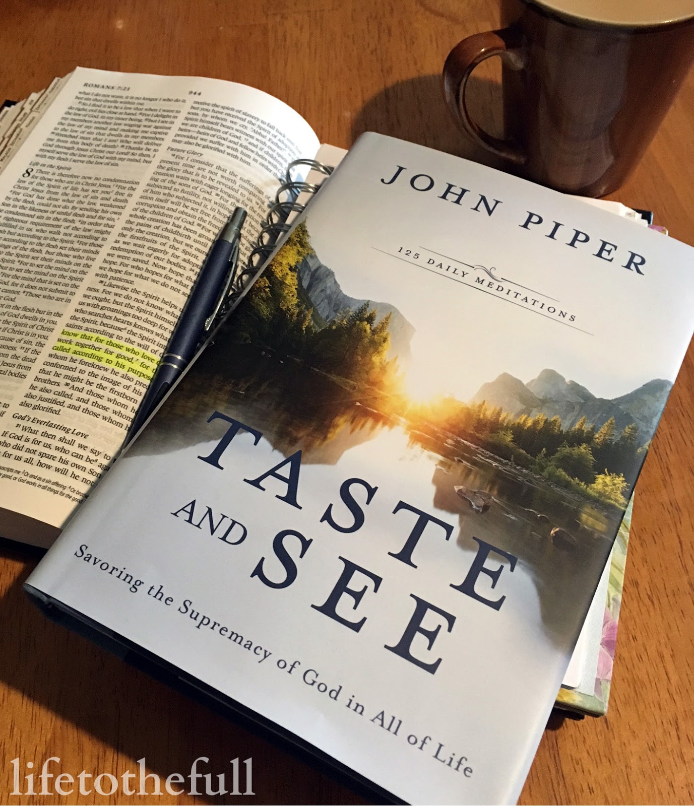 She Runs By Faith: The Taste and See Devotional by John Piper {Book Review}