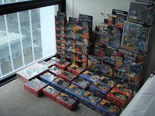 Heroic Decepticon: Massive Lot of G1 Transformer boxes