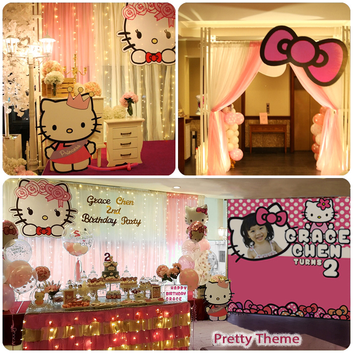 Hello Kitty Candy Buffet Table
