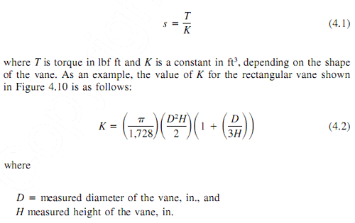 Vane Shear Device. | Civil and Building Engineering.