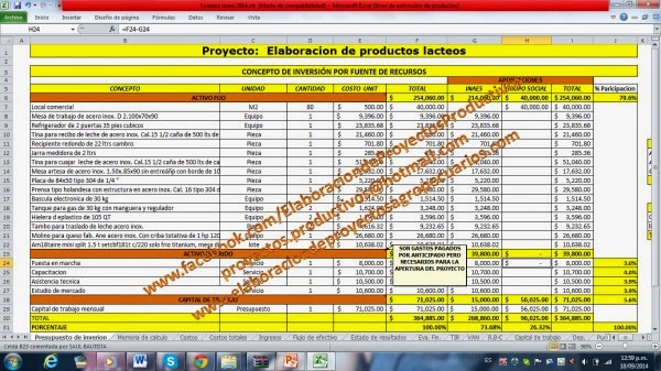 Inversión inicial en proyectos de inversión | Proyectos Productivos