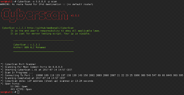 CyberScan An Open Source Penetration Testing Tool For Scanning Ports ...