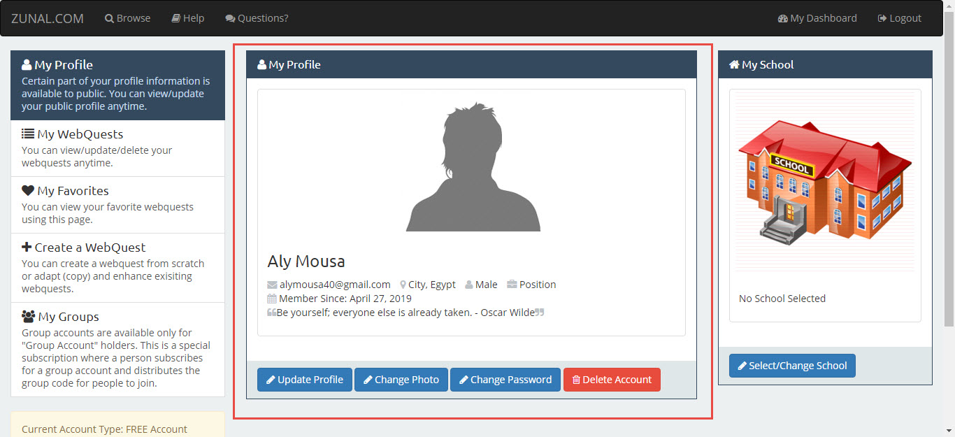 AlyMousa: نظرة على موقع (zunal.com) ... لتقديم الرحلات المعرفية Web Quest