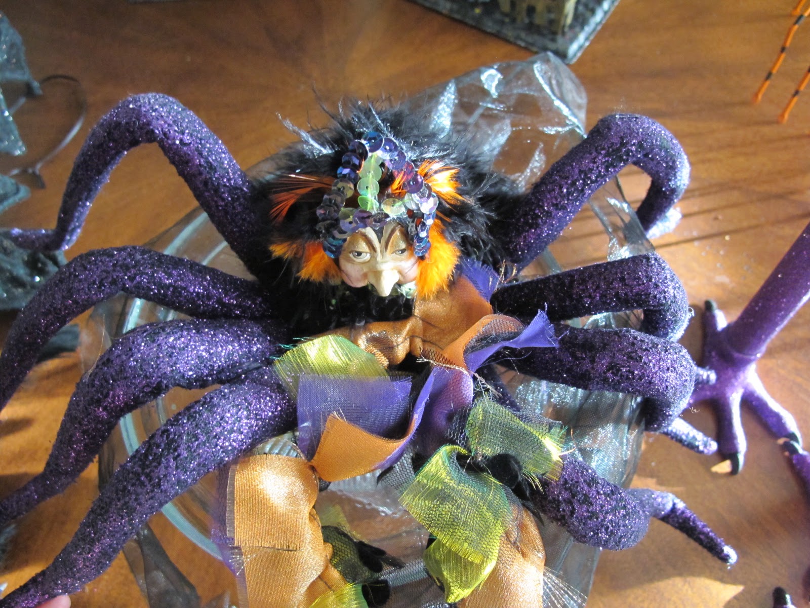 Spiderella Tablescape - Purple Chocolat Home