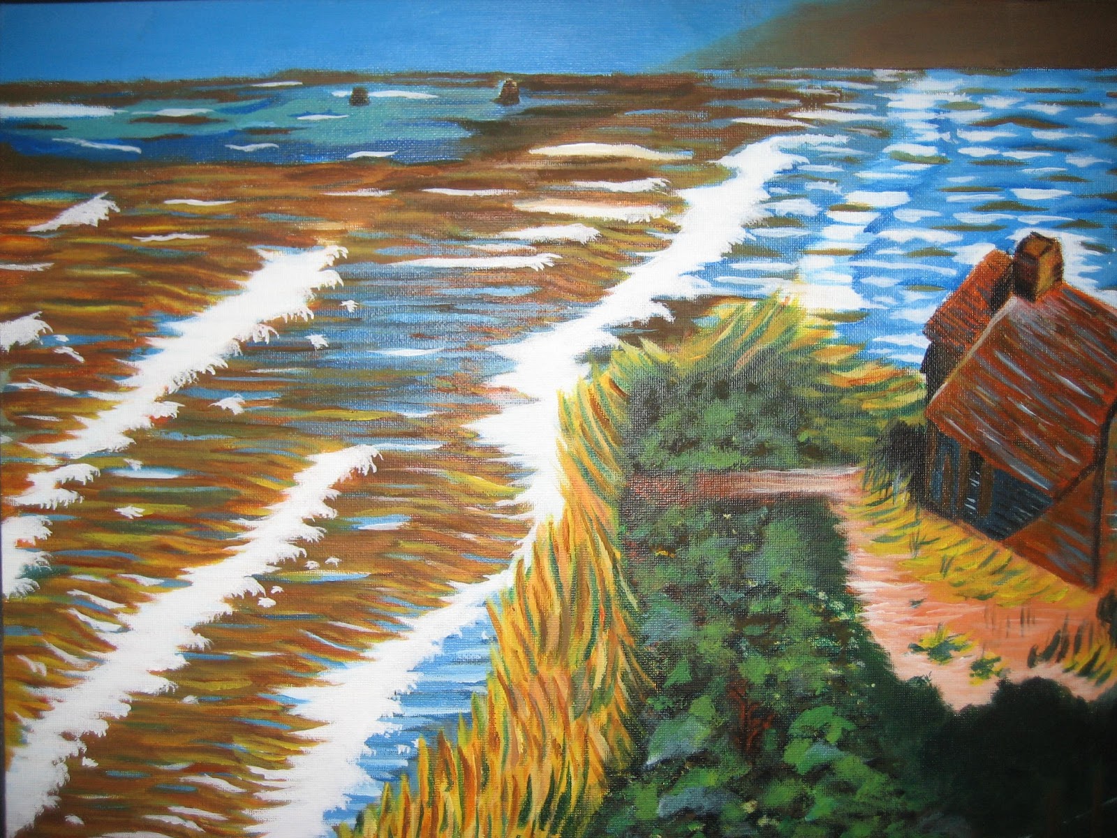 enaka art: Acrylic Painting #2 (Impressionism)