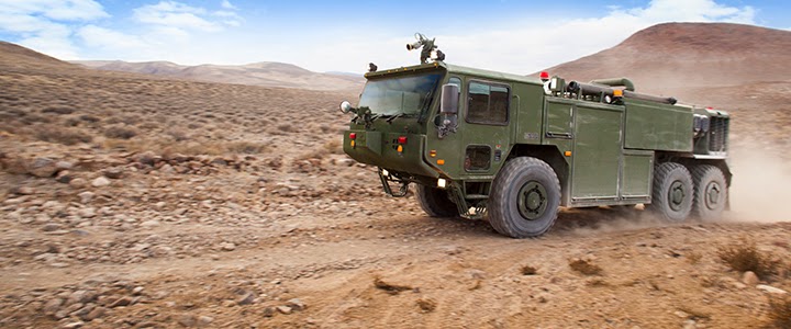 Oshkosh Begins Production Phase of USMC’s P-19R ARFF Vehicle Programme