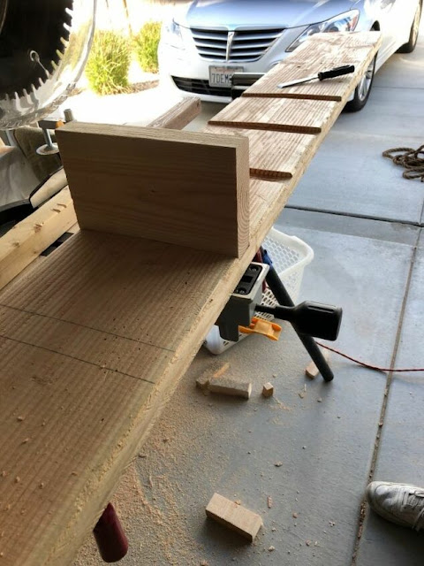 DIY Rustic Pulley Light with Wine Rack