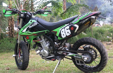 Foto Modifikasi Kawasaki KLX Terbaru - Modifikasi Otomotif
