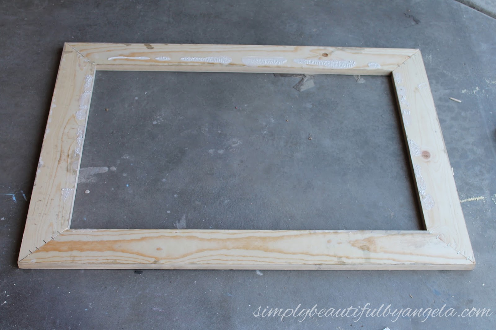 DIY Framed Beadboard Art