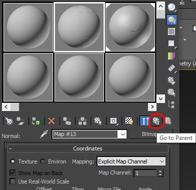 3Ds MAX: NORMAL MAP - PROJECTION