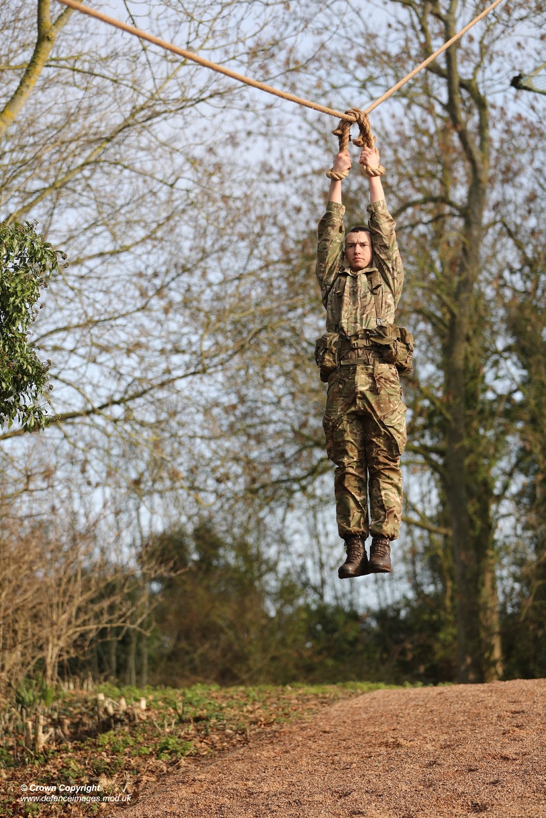 SNAFU!: Royal Marine Recruits on the Tarzan Course...