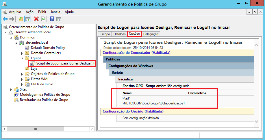 Identidade MCP: Configurando Script de Logon com GPO - Adicionar ícones ...
