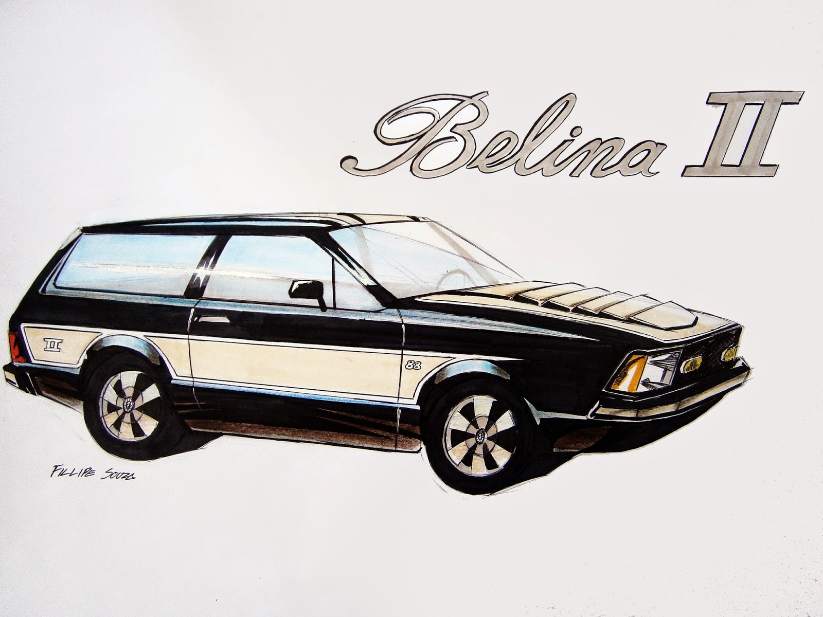 Fillipe Design Auto: Arte do Mês: Ford Belina II '78