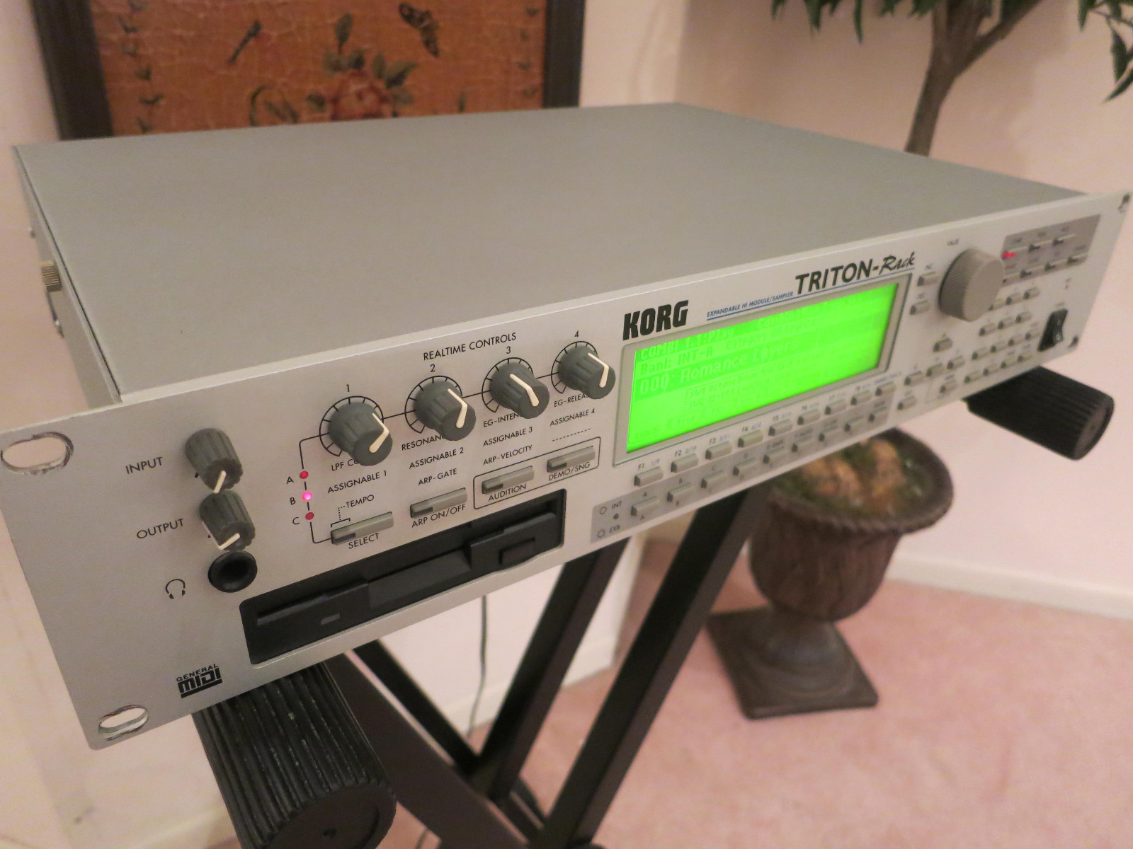 MATRIXSYNTH: KORG Triton Rack Synth Sampler with 32 MB of RAM.