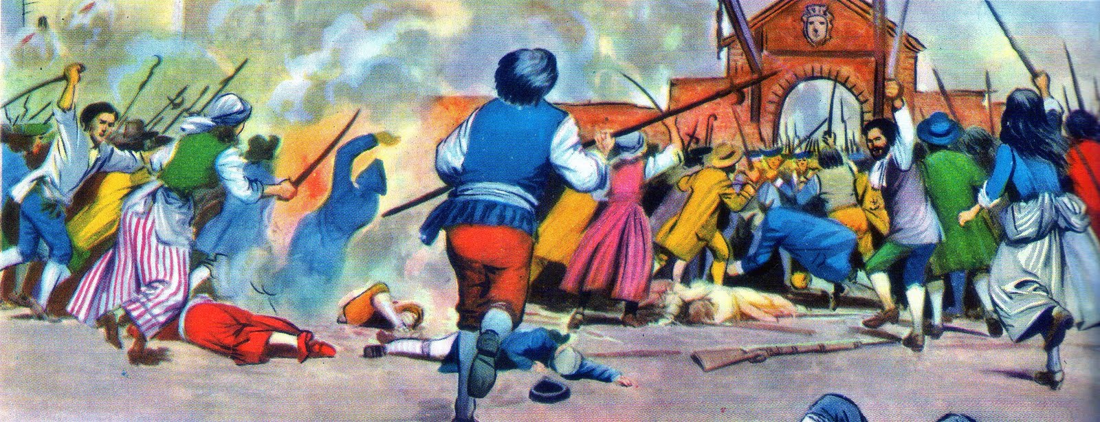 Ao correr do teclado: A tomada da Bastilha.