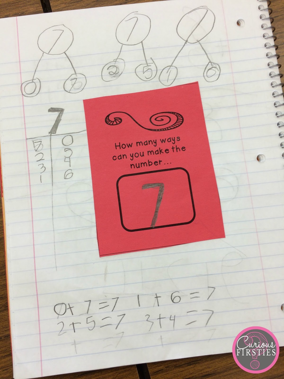 Curious Firsties: Differentiated Practice with Number Bonds
