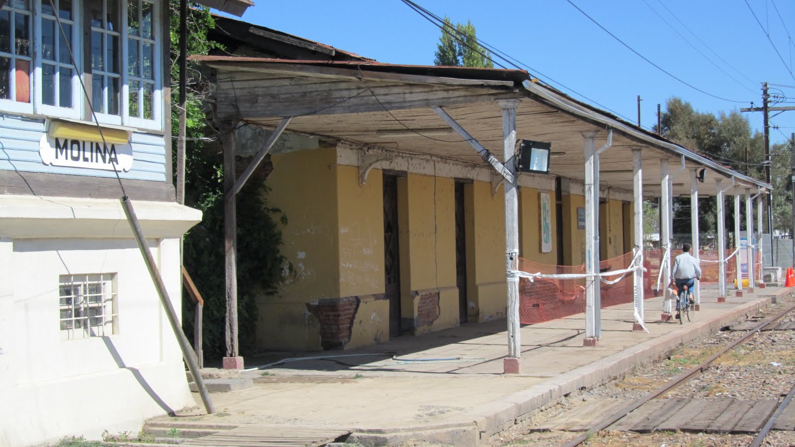 Molina, Chile: La vieja estación de Molina