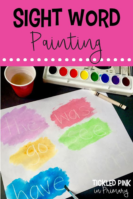 Kindergarten and Mooneyisms: Sight Word Painting