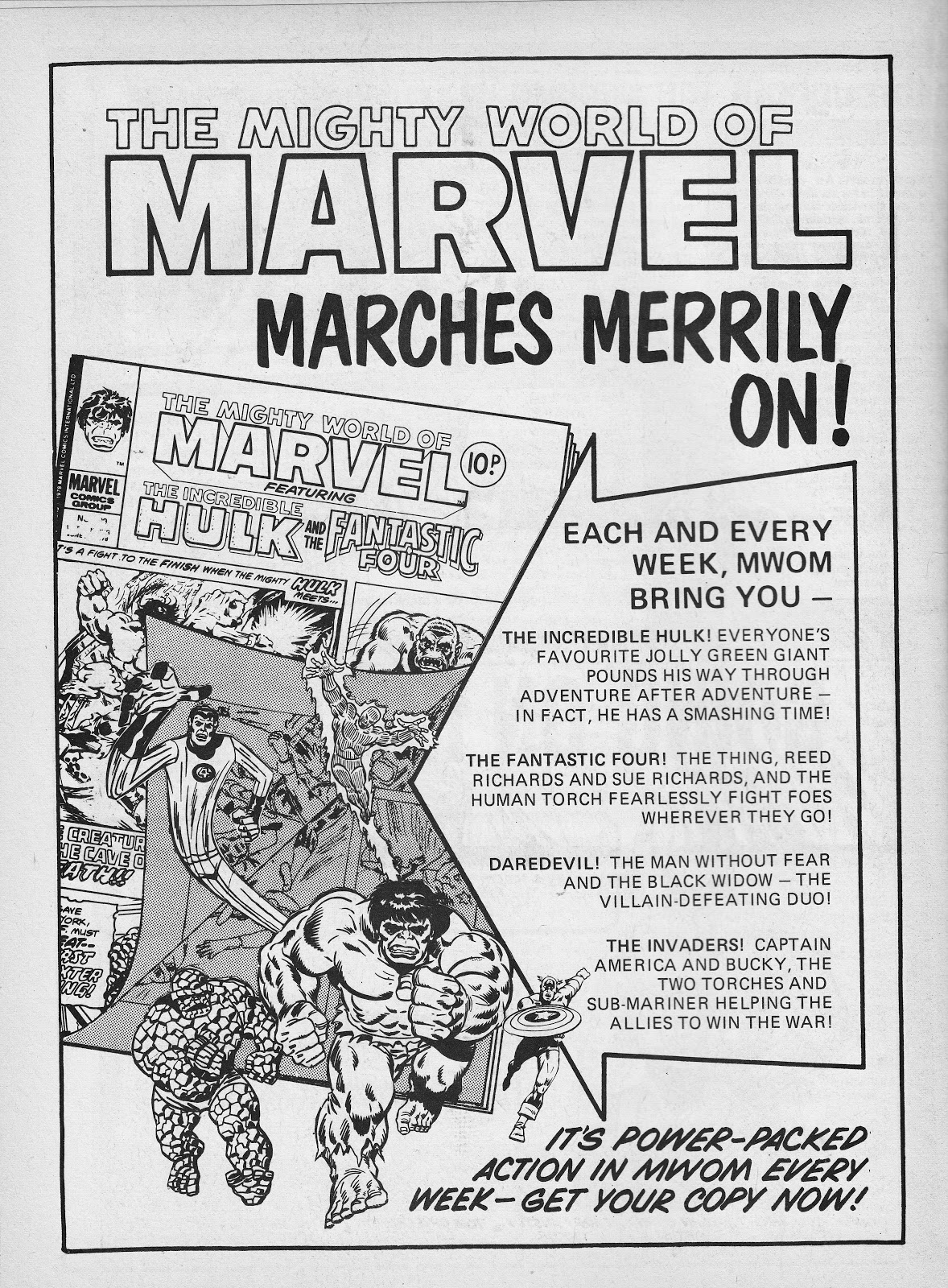 STARLOGGED - GEEK MEDIA AGAIN: 1978: THE MIGHTY WORLD OF MARVEL HOUSE ...