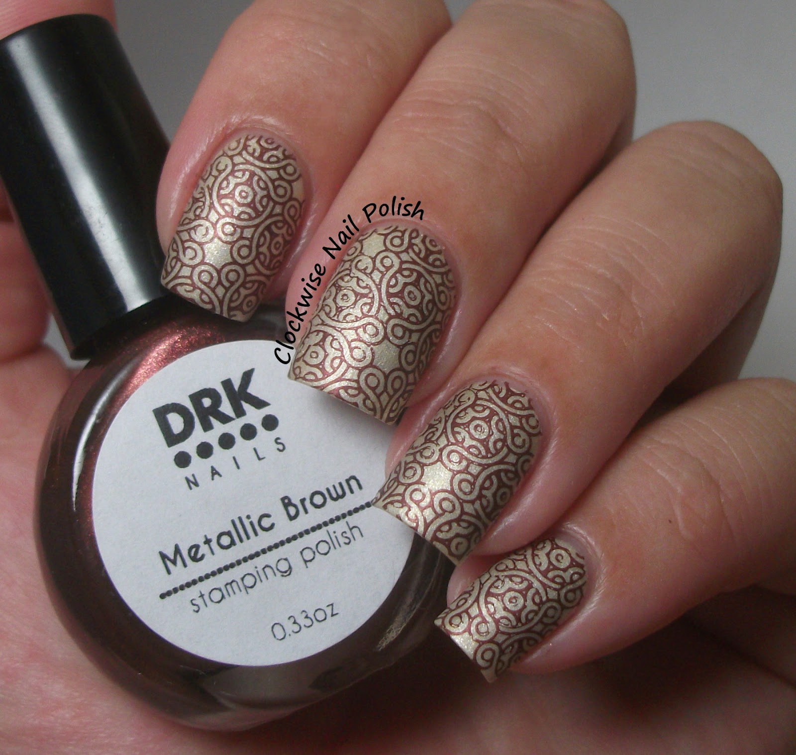 The Clockwise Nail Polish: DRK Themes - SF Nail Stamping Plate Review