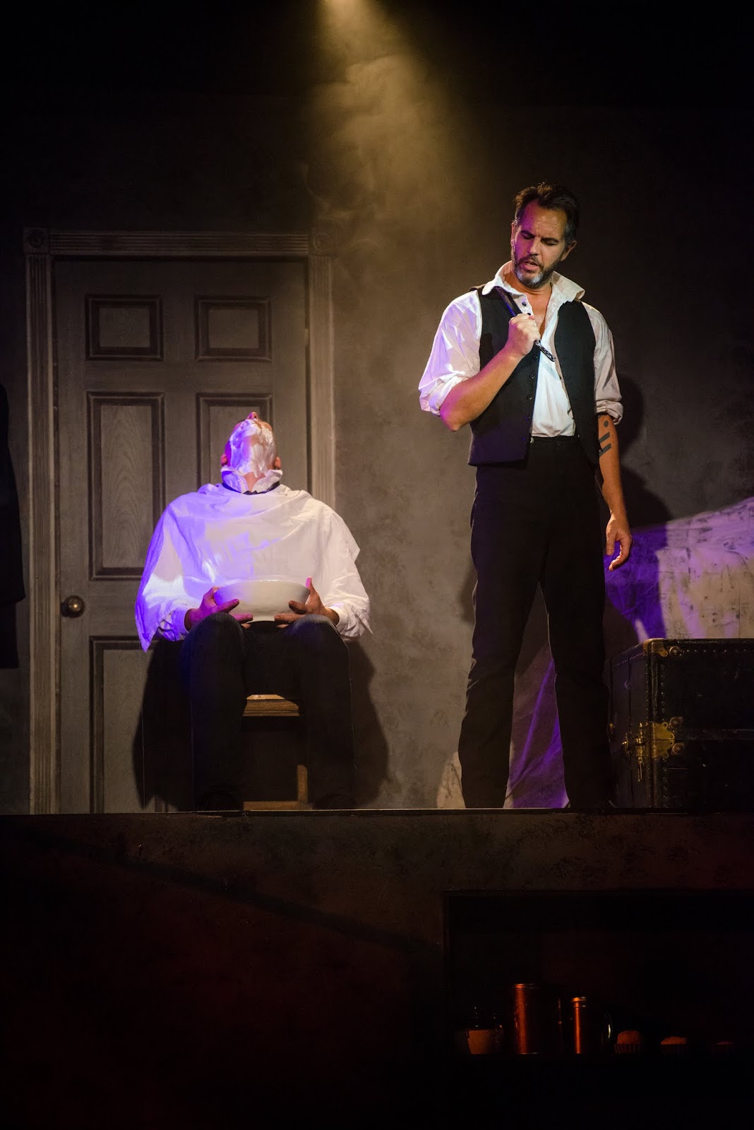 Media Theatre News!: FIRST LOOK PHOTOS: 'SWEENEY TODD' AT THE MEDIA THEATRE