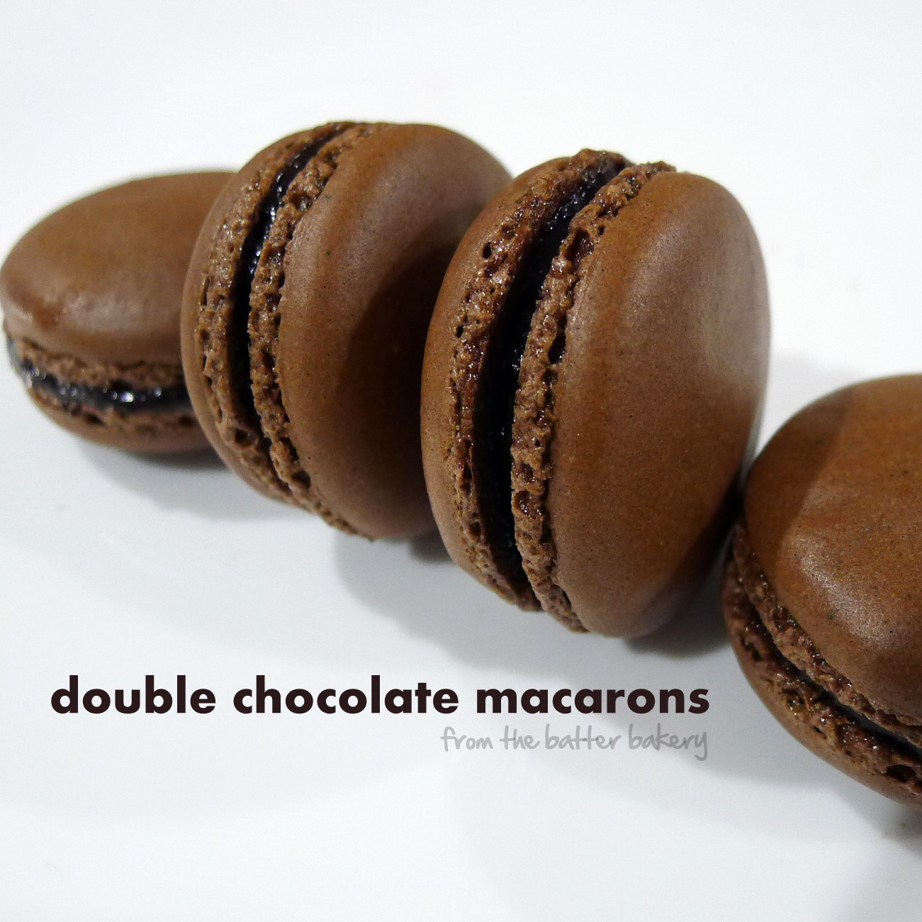 the batter baker: Double Chocolate Macarons