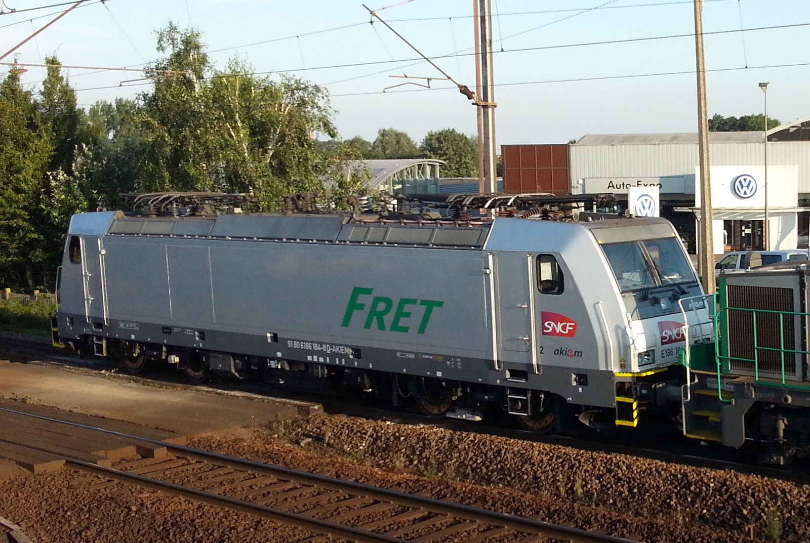 LA PASSION DU TRAIN: Traxx Akiem, nouvelle livrée