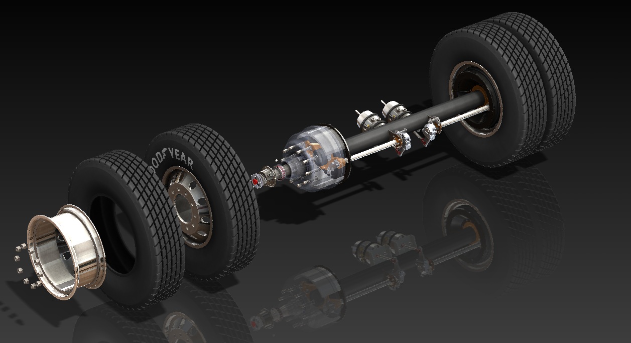 Truck Axle || Download free 3D cad models #100073