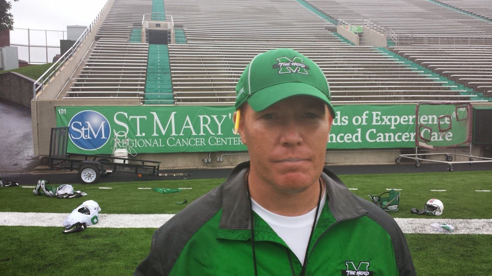Collier Sports Zone Live: Marshall Football Linebacker Coach Adam ...
