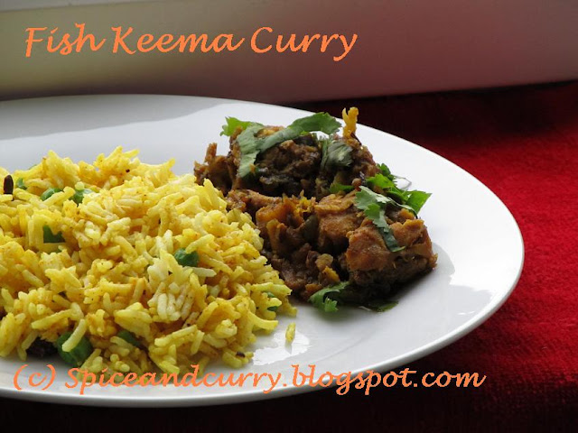 Spice and Curry: Fish Keema Curry- Mach'er Keema