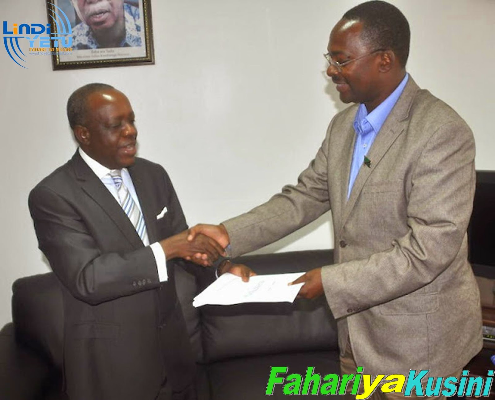 PROF.MUHONGO AKABIDHI OFISI LEO | LINDIYETU BLOG