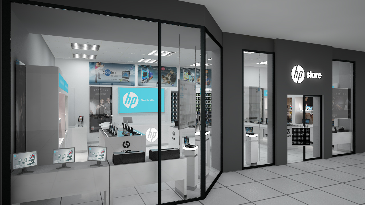 MKD: Hp Store Puerto Montt - Imagenes elaboradas para AP Arquitectura ...