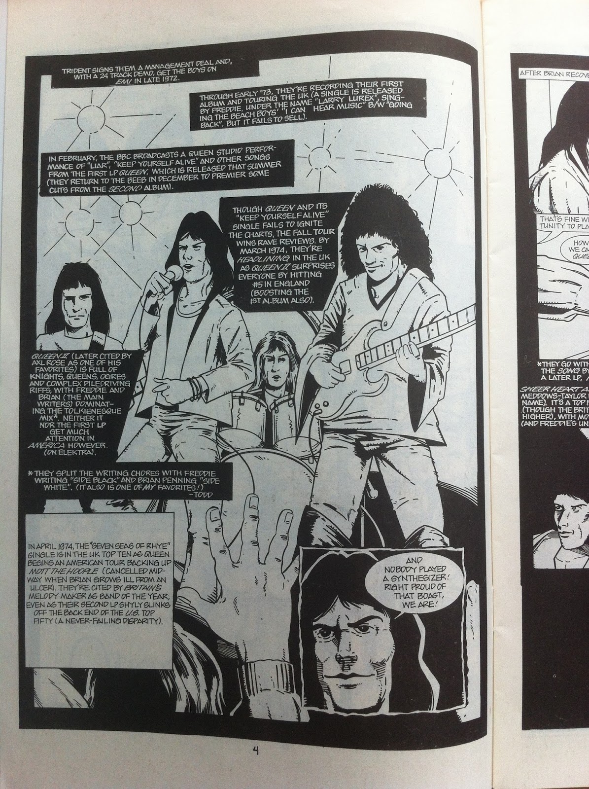 Queen Corner: Queen Greatest Hits Comic Book