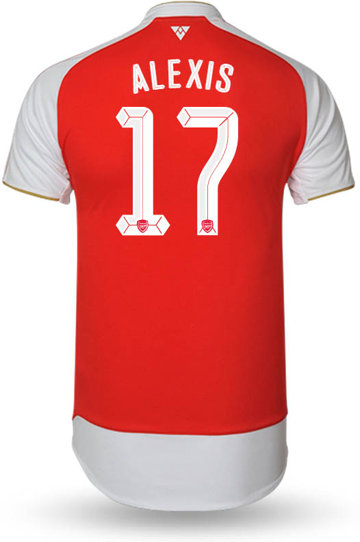 Arsenal 15-16 Kit Font Revealed - Footy Headlines