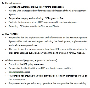 Cara Membuat Rencana K3L (HSE Plan) Bagian ke-2 - AshariSapta.Com