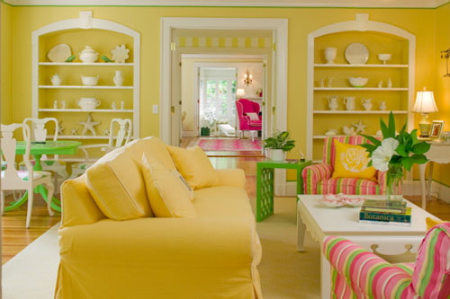 Eye For Design: Yellow Interiors........Always Cheerful