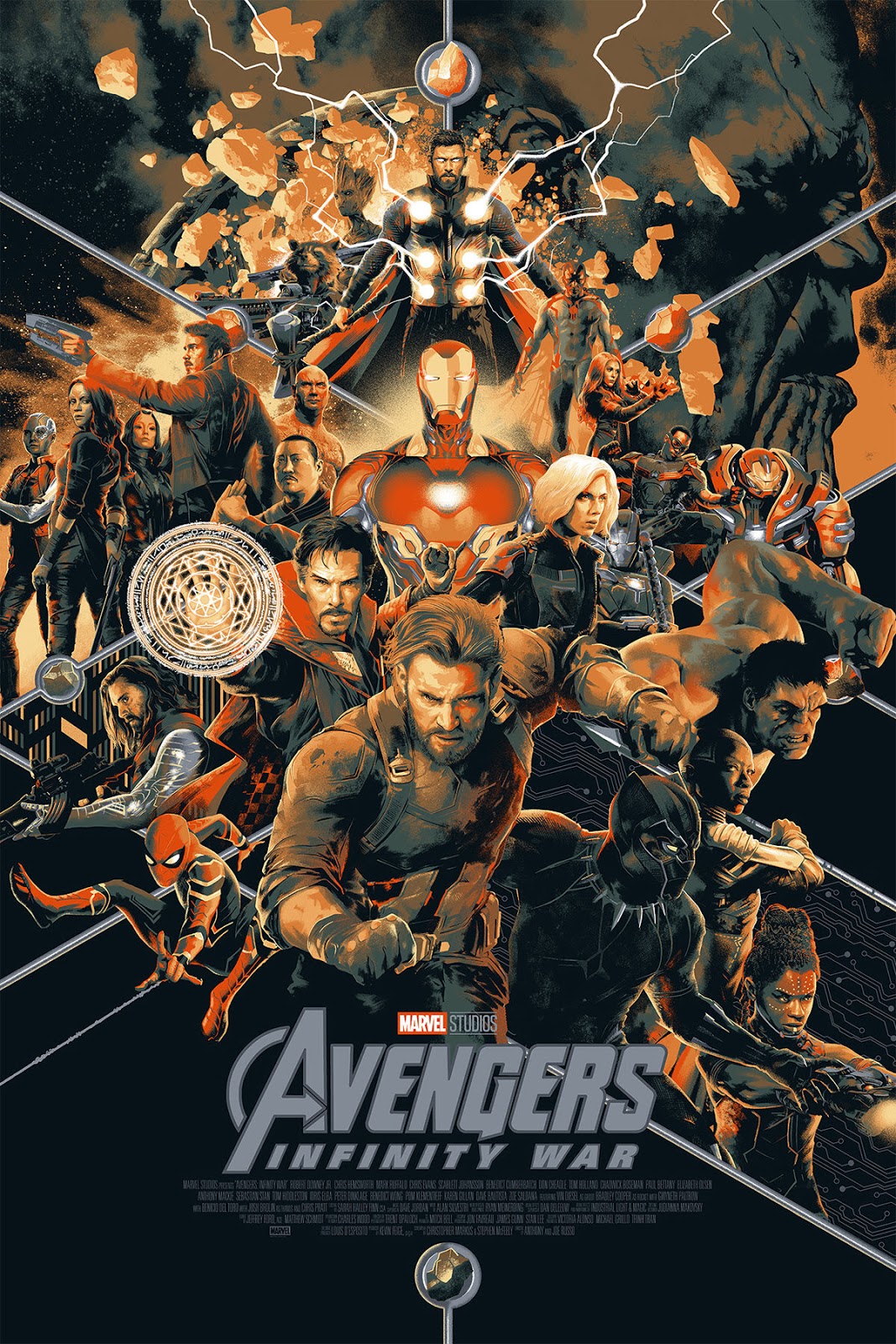 INSIDE THE ROCK POSTER FRAME BLOG: Matt Taylor Avengers Infinity War ...