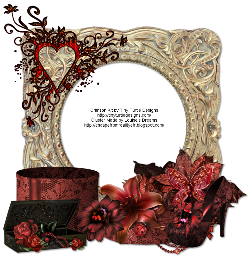 Escape From Reality Blog: FTU Clusters & Cluster Frames 'Crimson'