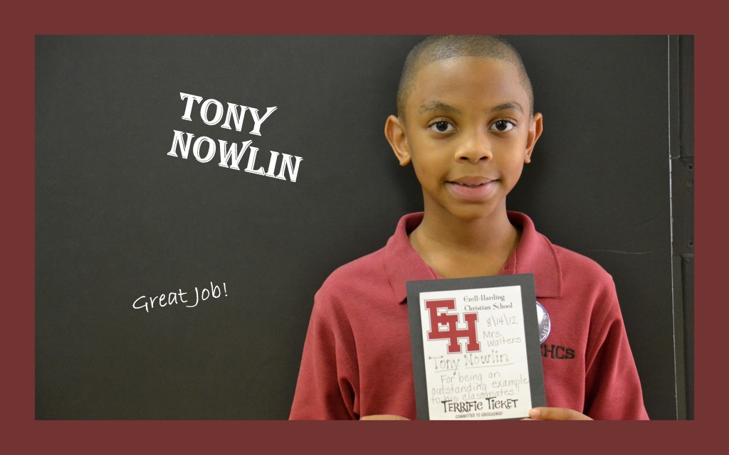 Notes from the Nest..: Terrific Tickets