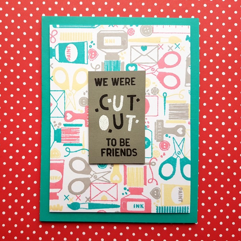 JOYFUL THINGS DESIGN: WE WERE CUT OUT TO BE FRIENDS (1)
