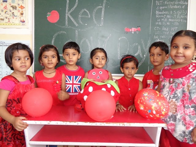 On the top of the World...: Introduction of Red Color (Jr. KG) WIS ...