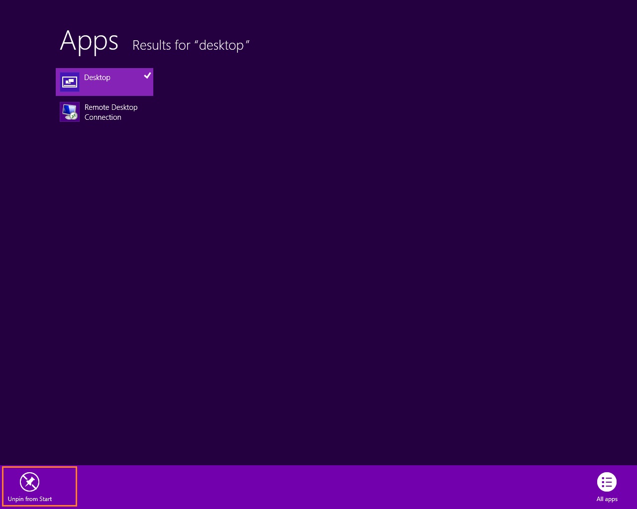 Windows Fellow: How to Restore Missing Desktop Tile On Start Screen In ...