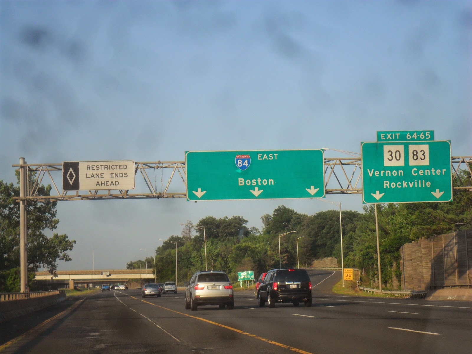 Luke's Signs: Interstate 84 - Connecticut (East of Hartford)