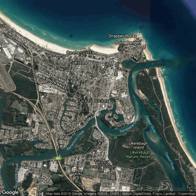 Tweed Heads Map Free Download