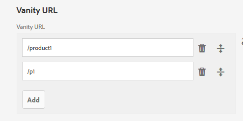 On Adobe Experience Manager (AEM): Vanities of Vanity URL