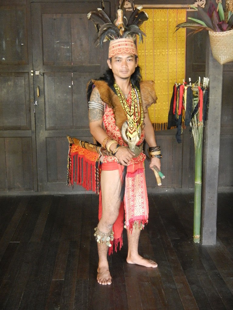 Brent and Marie Boyter in Malaysia: Iban Tribe