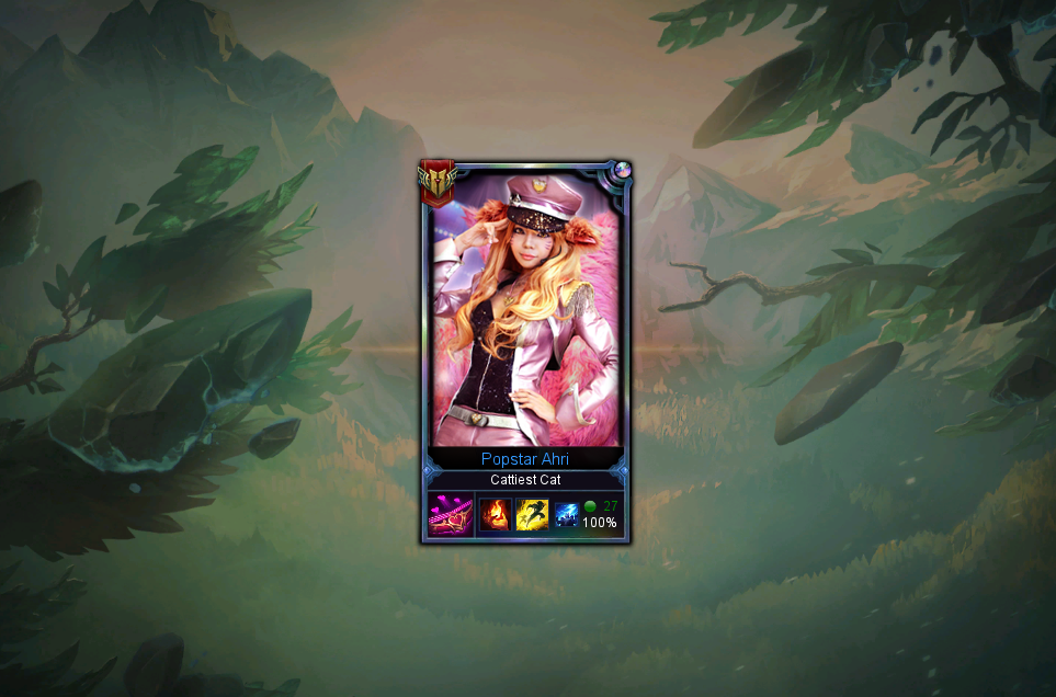 Popstar Ahri Splash Art