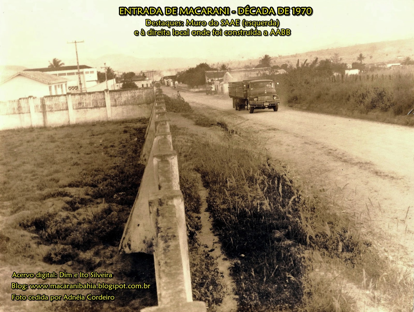 MACARANI BAHIA: FOTOS ANTIGAS DE MACARANI - DÉCADA DE 1970