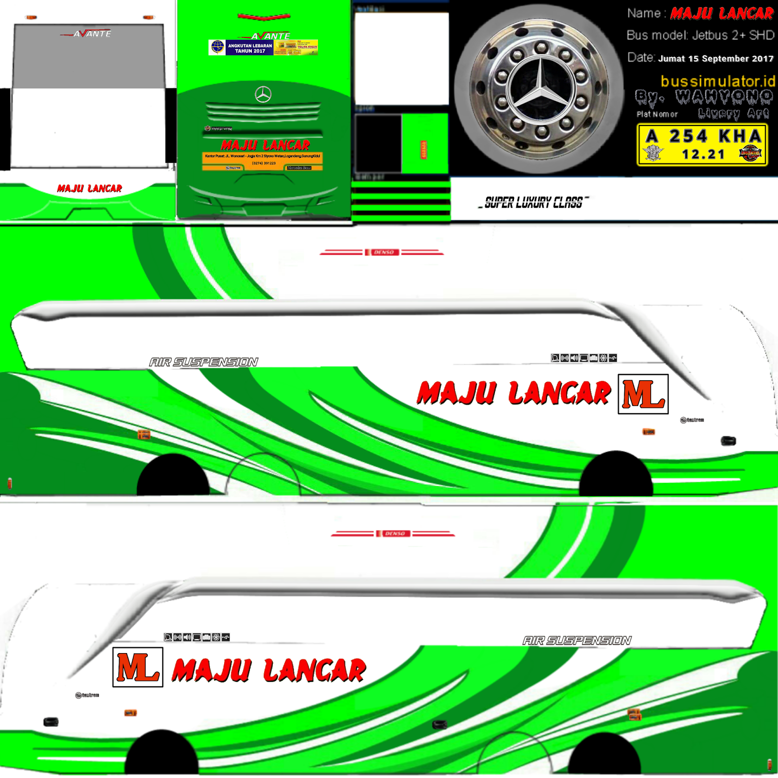 Kumpulan Livery Bus Simulator Indonesia V7 | Download Livery BUSSID Mod